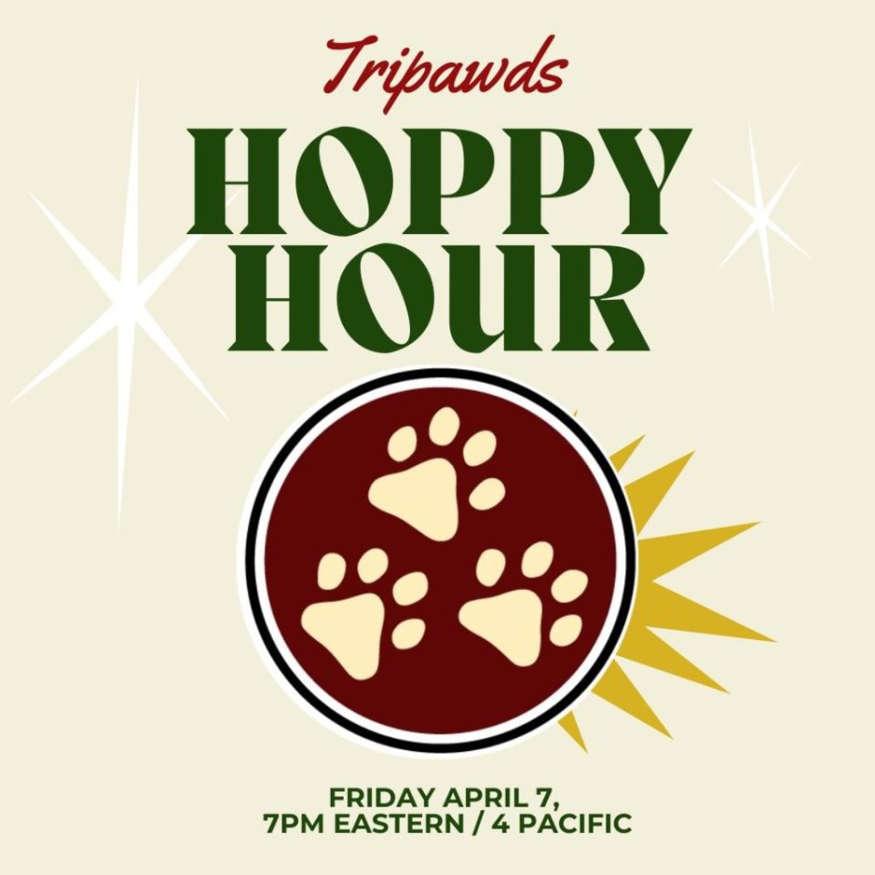Join the April Tripawds Hoppy Hour - Tripawds